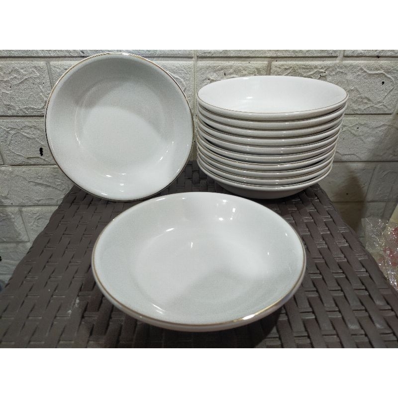 Jual Piring Puding Keramik 5,5 inci JM / Piring Keramik Kecil / Piring Keramik / Piring Kue ...