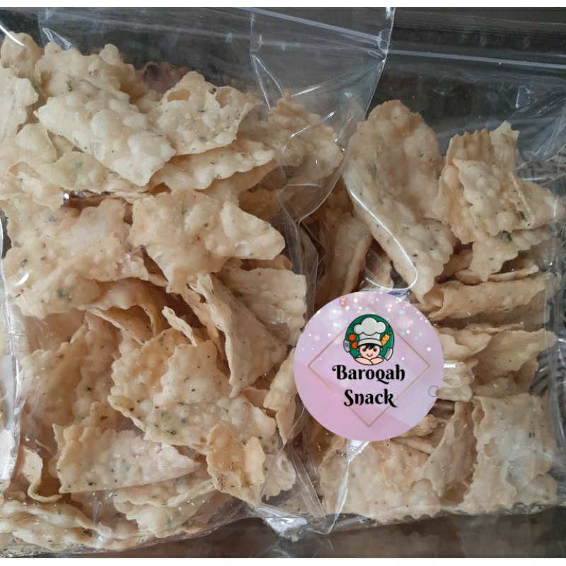Jual KERIPIK PANGSIT JERUK 200GR/SNACK KILOAN | Shopee Indonesia