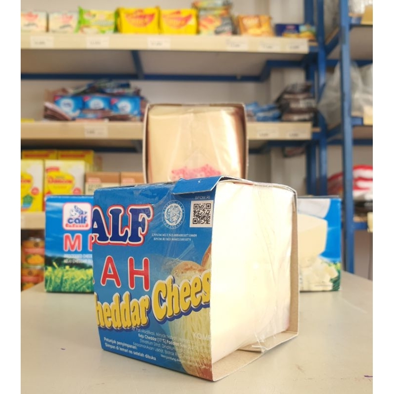 Jual Keju Calf Merah 500Gr / Keju Cheddar 500Gr / Calf Merah 500Gr ...