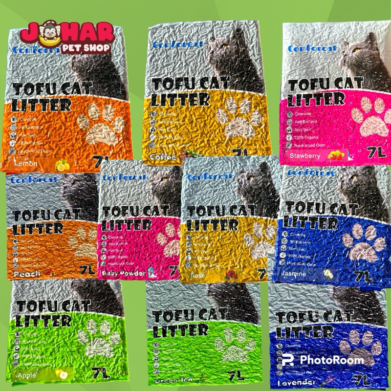 Jual comforcat tofu soya 7 L liter pasir kucing cat litter | Shopee Indonesia