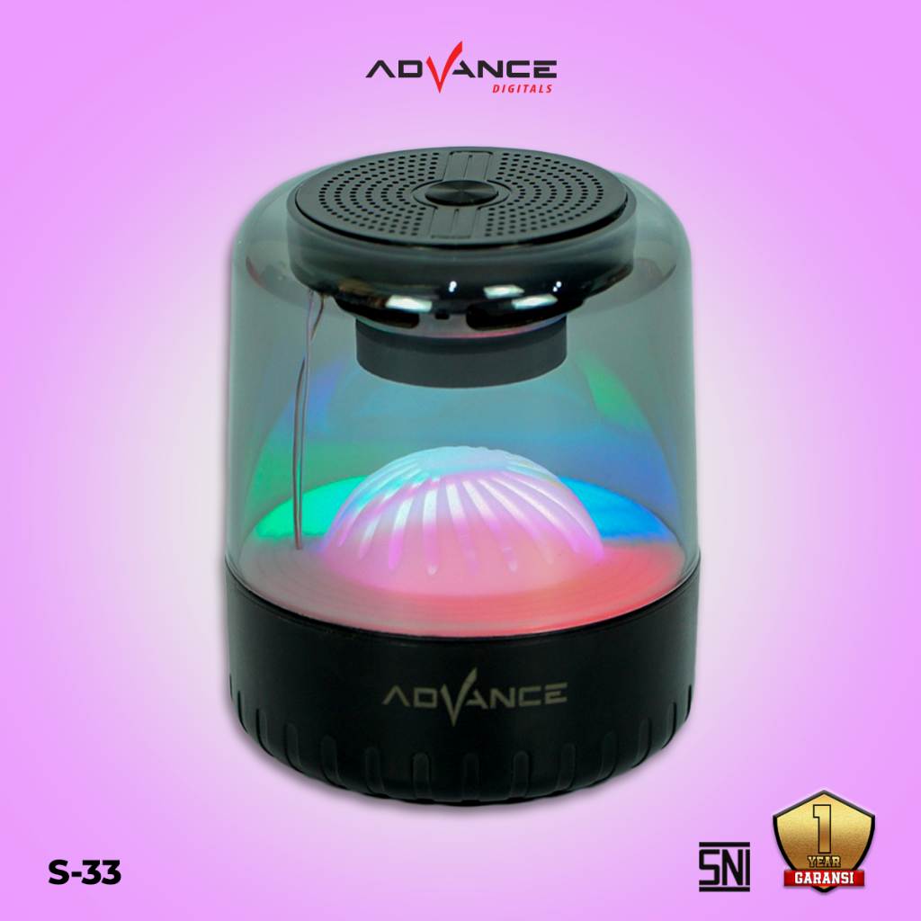 Jual Advance Speaker S-33 Speaker Bluetooth Portable Garansi Resmi 1 ...