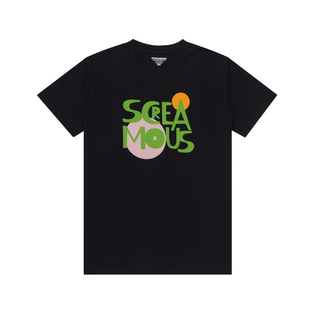 Jual Screamous Kaos T-Shirt ROUNDED BLACK | Shopee Indonesia