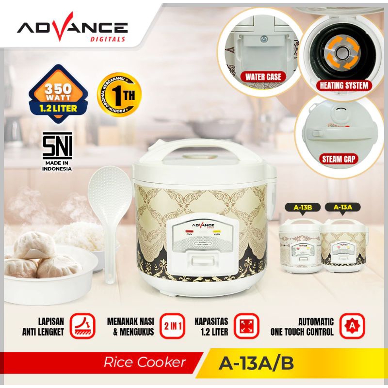 Jual Magic com Advance A-13A / A-13B Ukuran 1.2Liter Penanak nasi dan ...