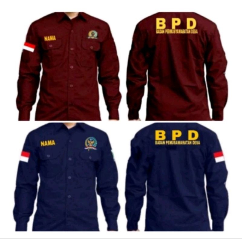 Jual kemeja BPD /seragam PNS baju permusywaratan desa | Shopee Indonesia