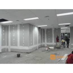 Jual Pasang Partisi Gypsum + Kusen Jendele Pintu Alumnium + Kaca 5 Mm ...