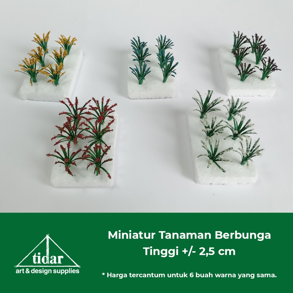 Jual MH - Miniatur Tanaman Bunga Tinggi 2,5 cm - Maket Pohon | Shopee ...