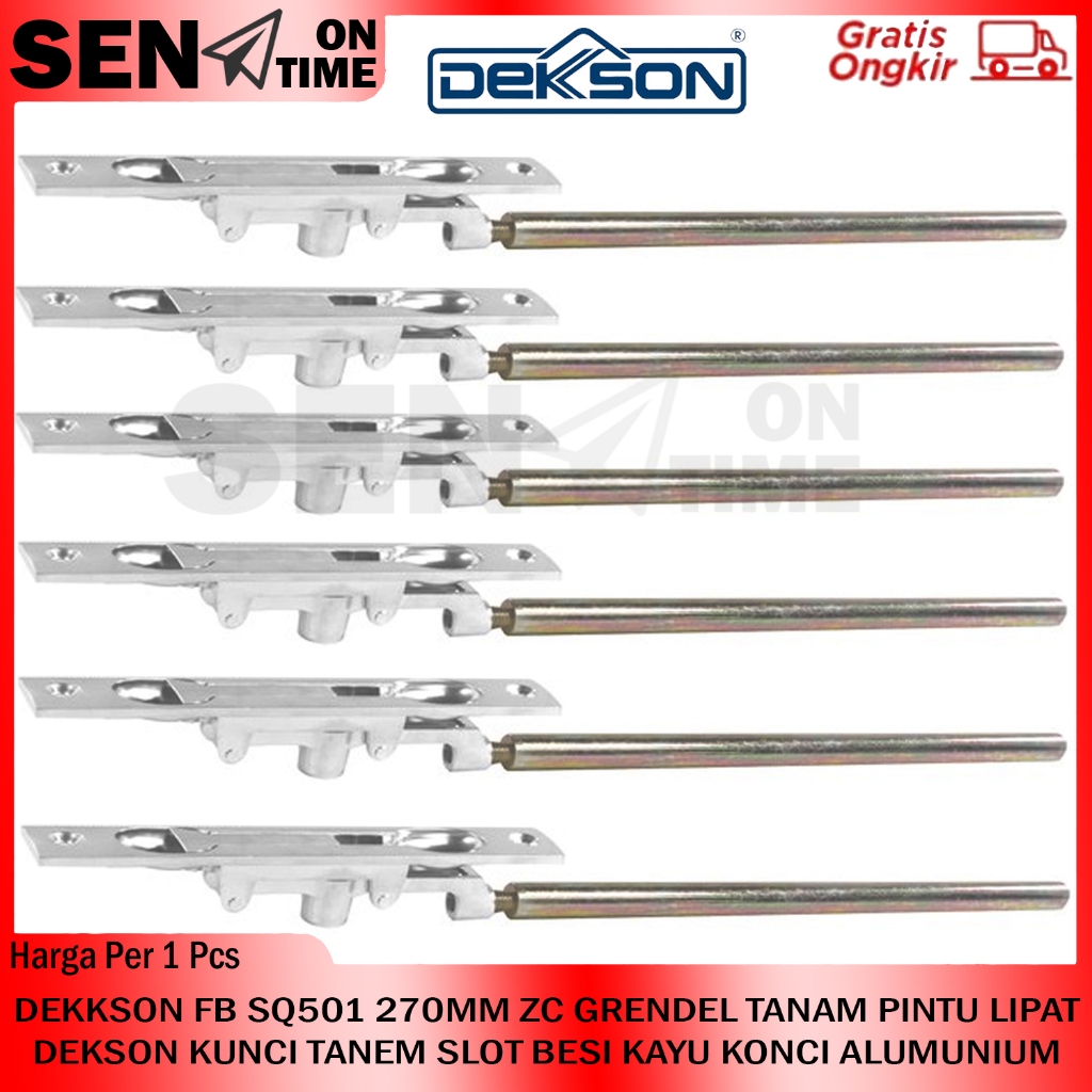 Jual FLUSH BOLT PLATE DEKKSON FB SQ501 270MM ZC GRENDEL TANAM PINTU ...