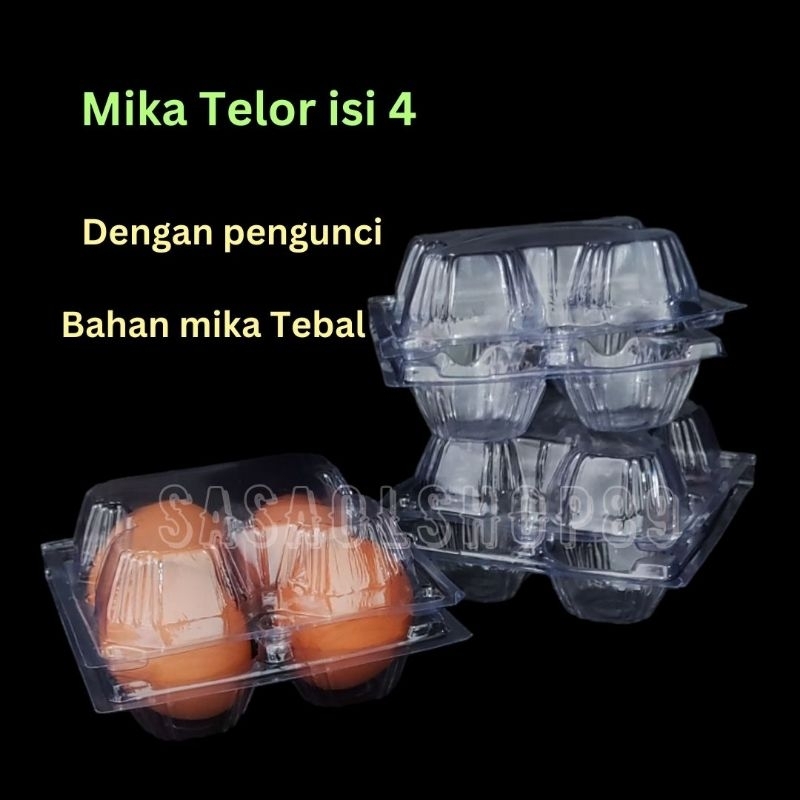 Jual Mika Telor isi 4 isi 6 isi 10 telur TEBAL (25pcs) Mika Telur ...