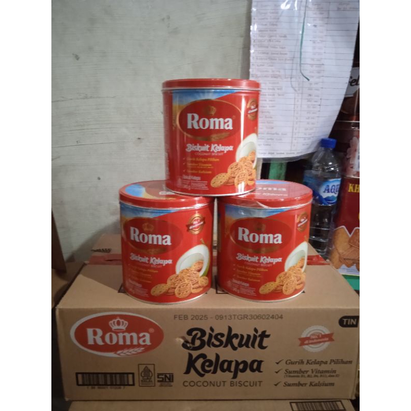 Jual Roma kelapa kaleng 345gr kartonan isi 6kaleng | Shopee Indonesia