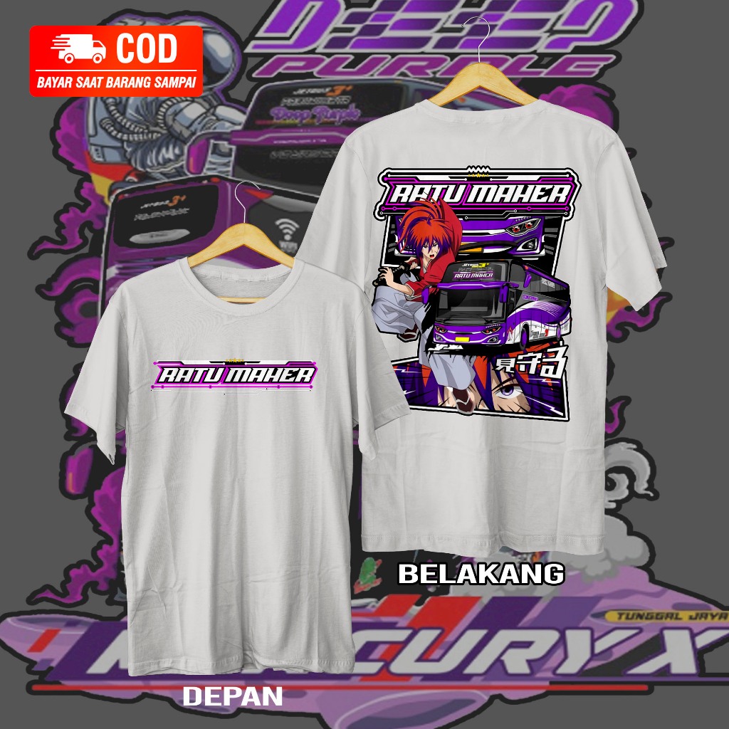 Jual ( FREE STIKER ) KAOS BUS MANIA RATU MAHER V1 SJM TRANS KAOS BIS ...