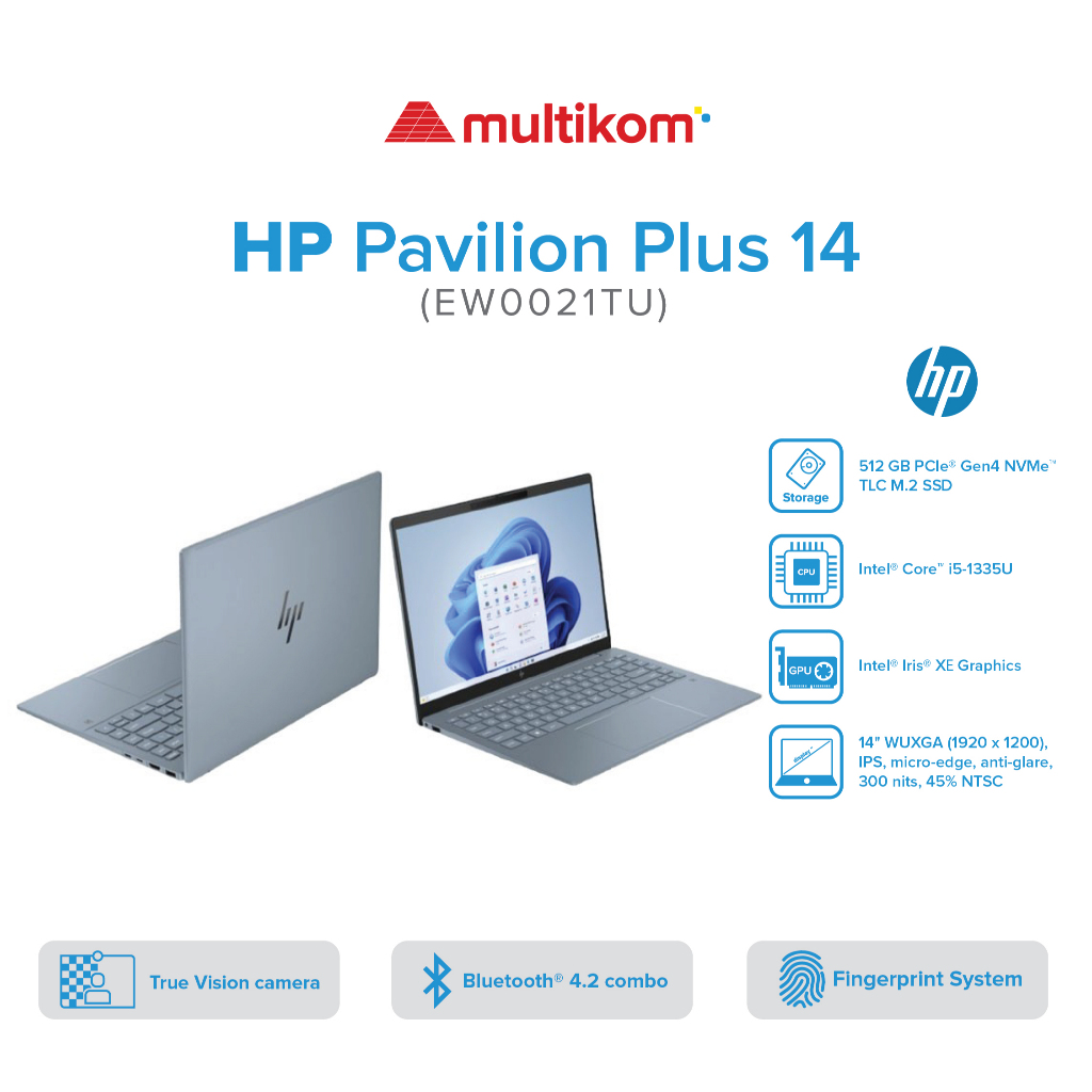 Jual HP Pavilion Plus 14-ew0021TU EVO i5-1335U 16GB 512SSD WUXGA W11 OHS | Shopee Indonesia