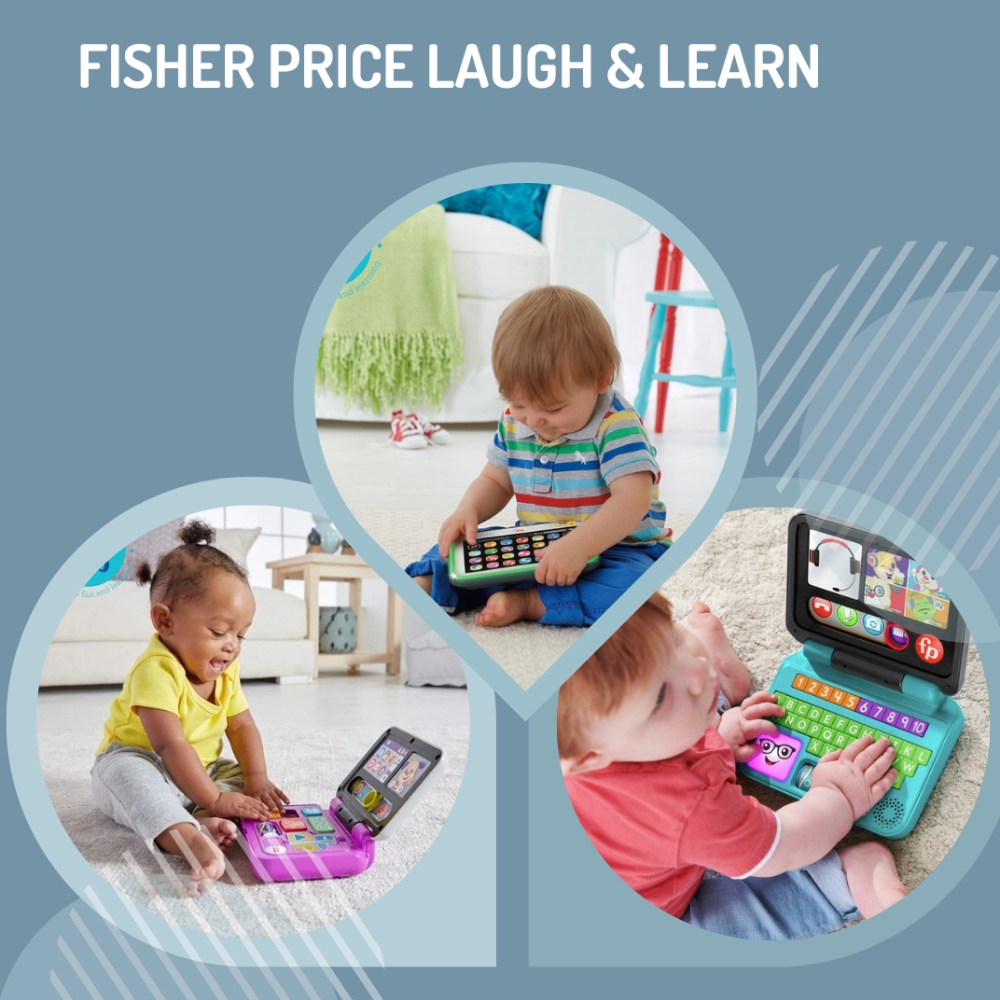 Jual Fisher Price Laugh & Learn Let's Connect Laptop - Tablet | Mainan ...