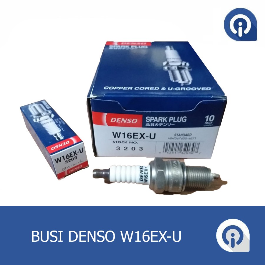Jual BUSI DENSO SPARK PLUG DENSO W16EXU KIJANG L300 CARRY FUTURA CHARADE | Shopee Indonesia