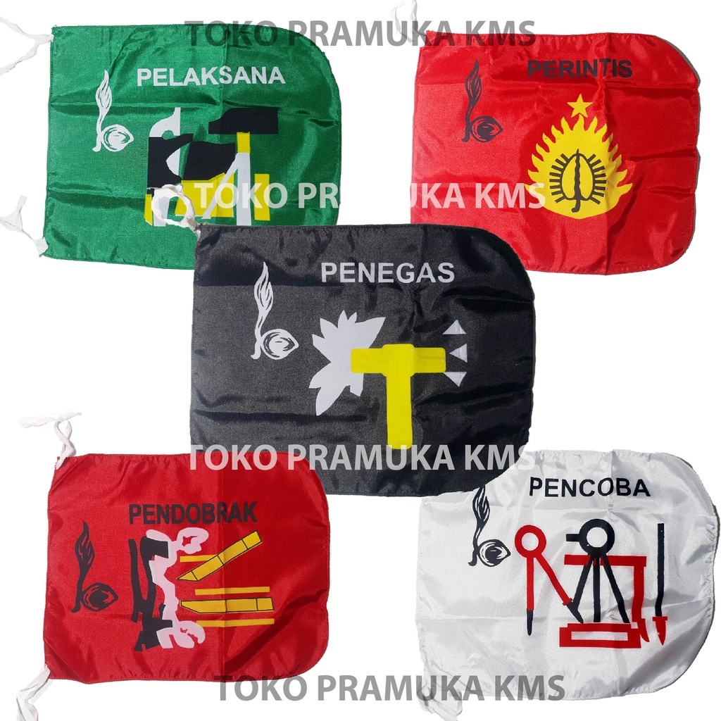 Jual Bendera Sangga Pramuka Sangga Perintis Pendobrak Penegas Pelaksana ...