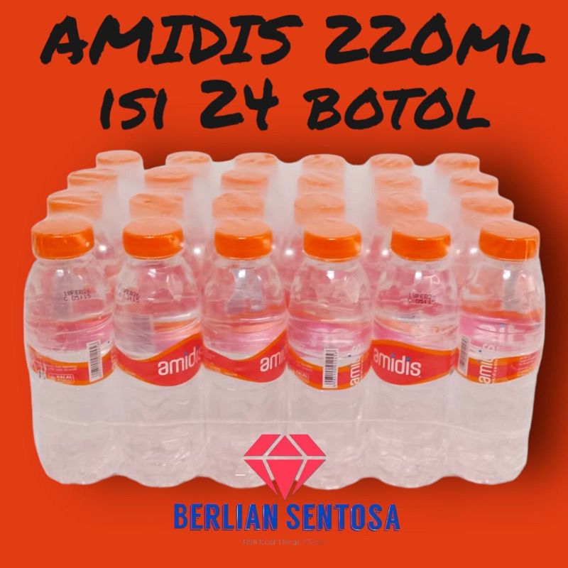 Jual Amidis 220ml botol air amidis 220ml DUS | Shopee Indonesia
