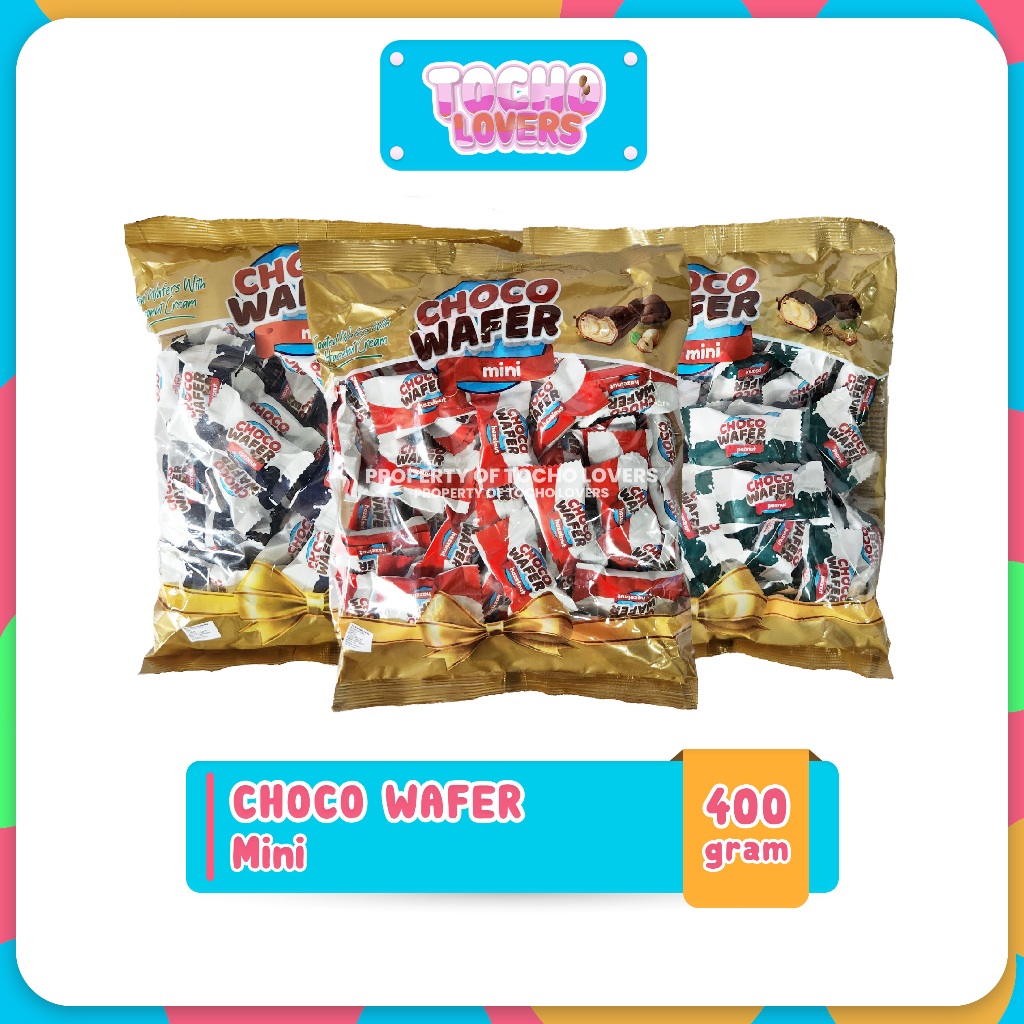 Jual Naraya choco wafer mini hazelnut peanut coconut 400gr isi 40 ...