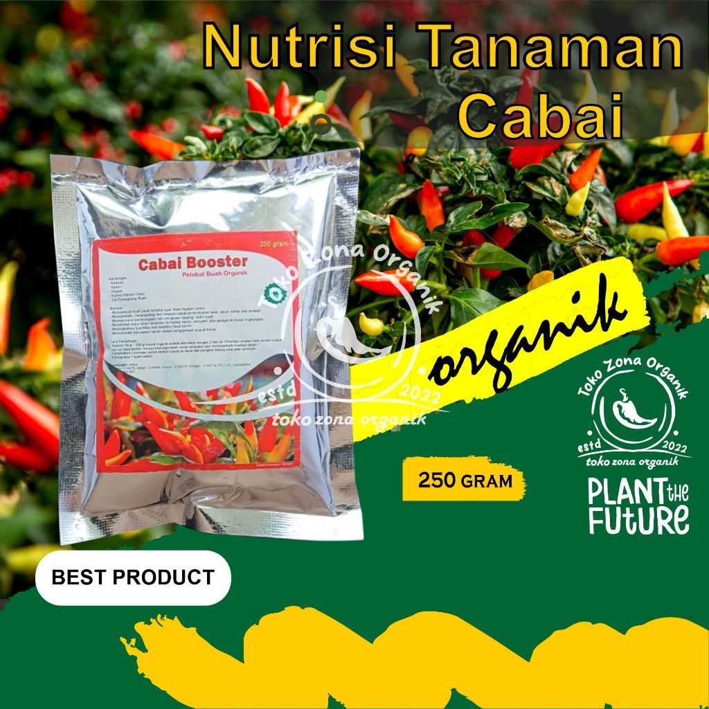 Jual Pupuk Booster Cabai Pupuk Organik Perangsang Serbuk Terbaik Ampuh Agar Cepat Berbuah Lebat ...