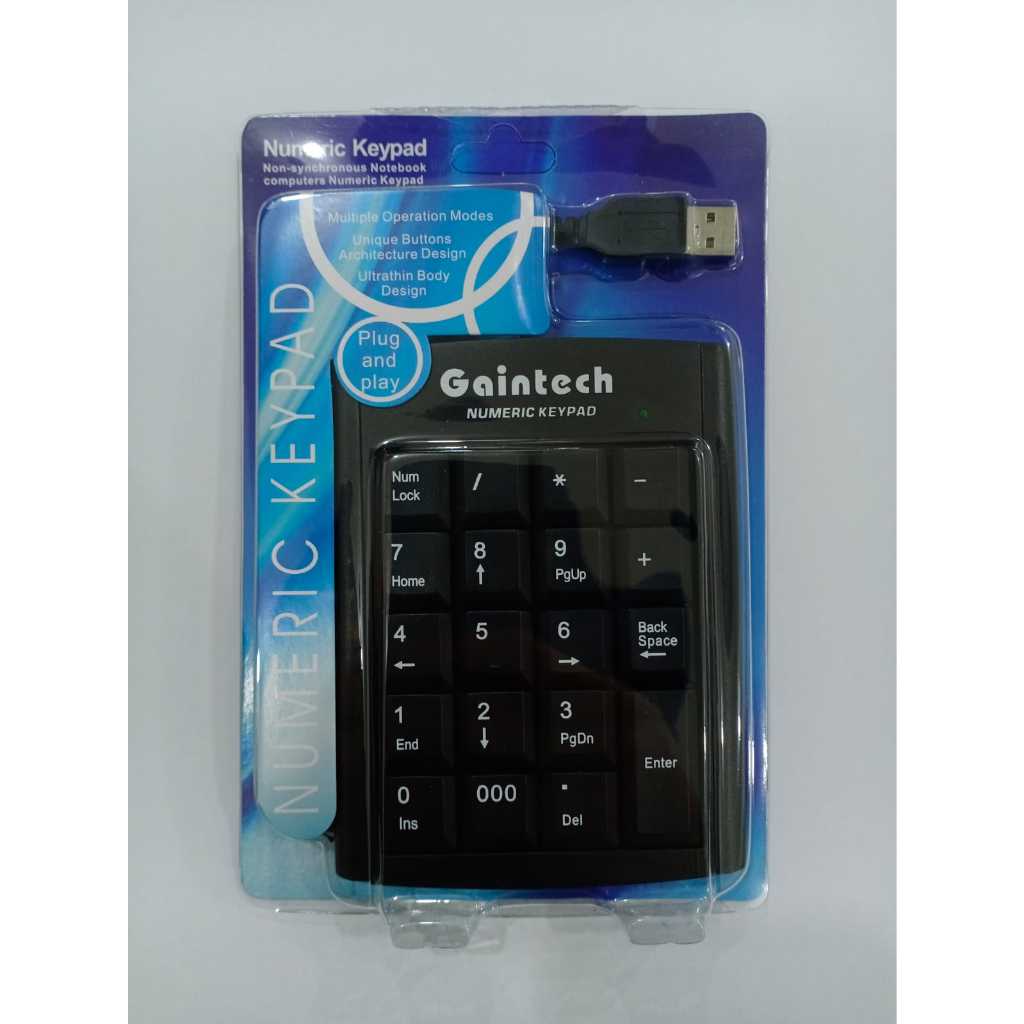 Jual KEYBOARD NUMERIC USB GAINTECH / Keyboard Numerik | Shopee Indonesia