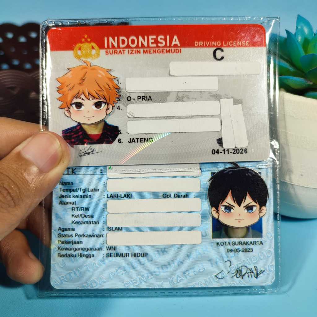 Jual Cover KTP / SIM - Sampul Pelindung Anti Gores KTP / SIM Anime ...