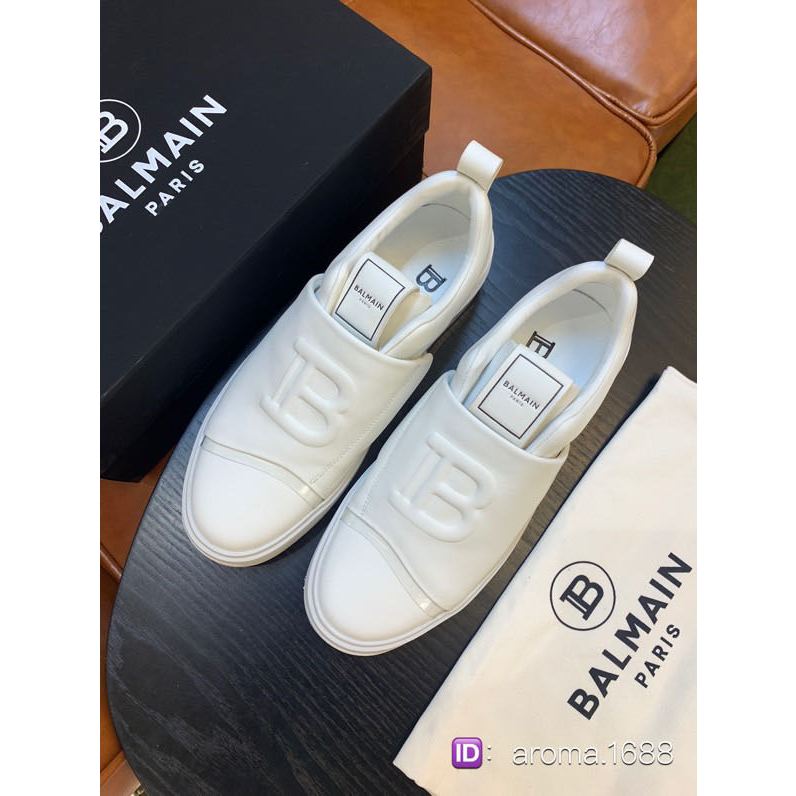 Jual BALMAIN Menjelaskan hub Sneaker kita - B-Court mudah sepatu kulit ...