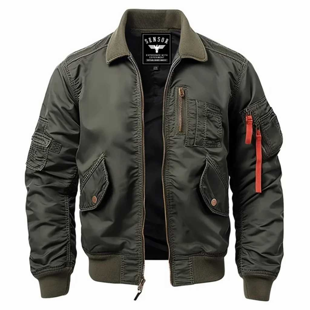 Jual SNSR - Jaket Bomber Pilot Military SENSOR / Jaket Bomber Pria ...