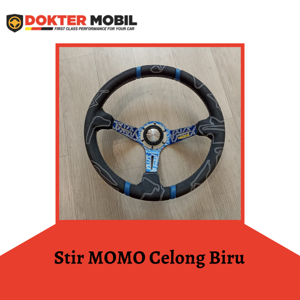 Jual Stir Racing Momo / Stir Momo Celong Biru | Shopee Indonesia
