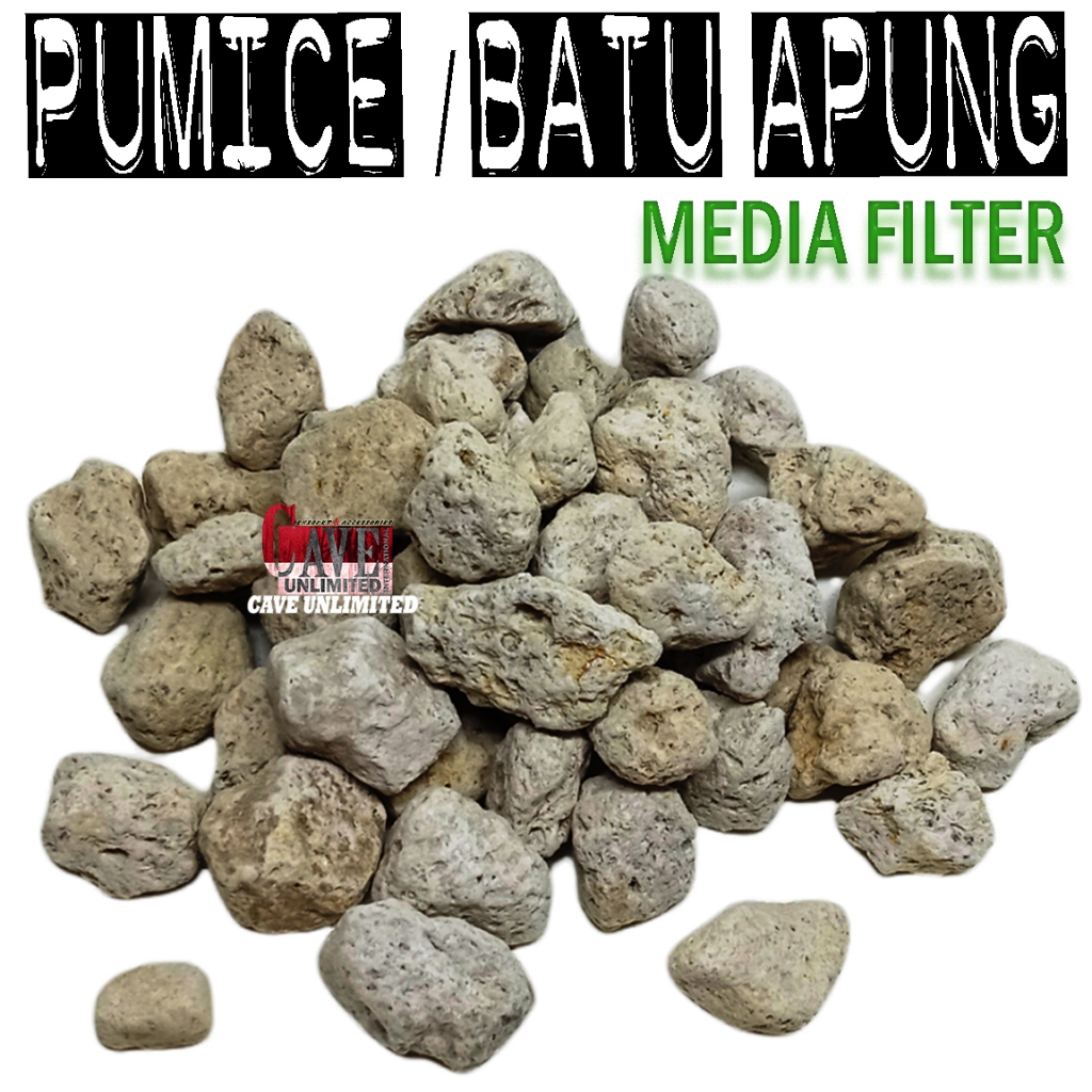 Jual BATU APUNG PUMIS PUMICE MEDIA FILTER AIR AKUARIUM KOLAM TANK IKAN ...