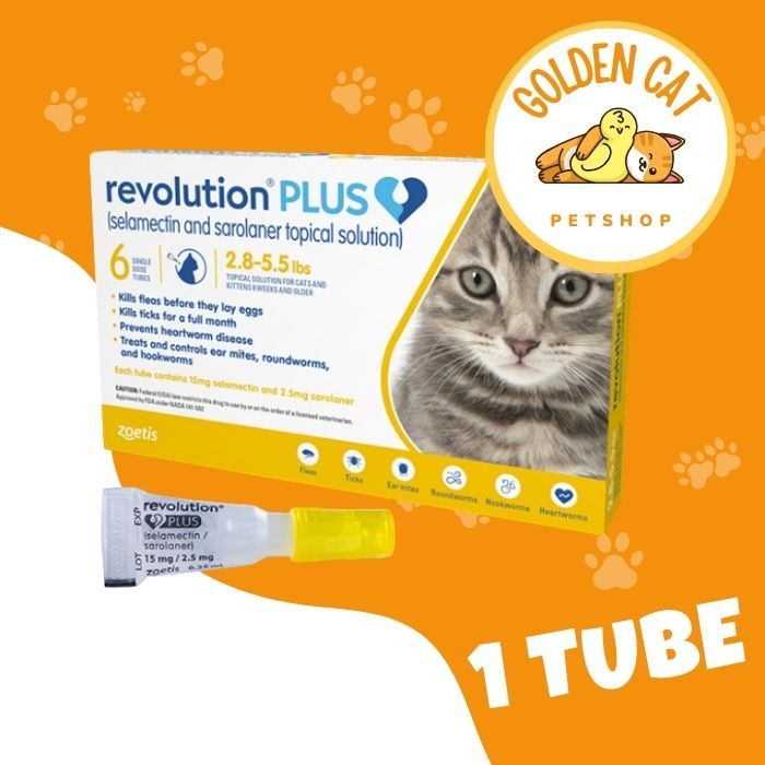 Jual Revolution Cat Plus Kitten 1 Tube (bb 1 -2.5kg) | Shopee Indonesia
