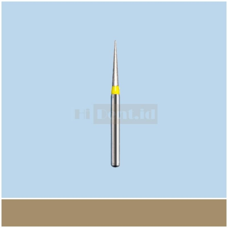 Jual Dental Diamond Tapered Fisur Finishing Bur Kuning High Speed TC21EF | Shopee Indonesia