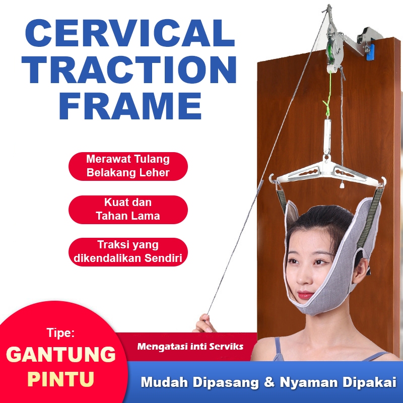 Jual Alat Terapi Traksi Leher Tarik Relaksasi Chiro Type Gantung Pintu ...
