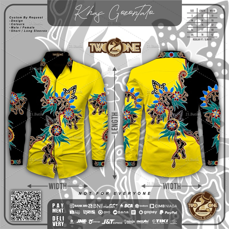 Jual BATIK TULIS INDONESIA MOTIF TOPI KHAS GORONTALO KEKINIAN MASA KINI ...