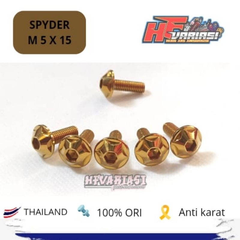 Jual Baut payung M 5 x 15 drat 8 x 1,5cm Probolt original stainless thailand | Shopee Indonesia