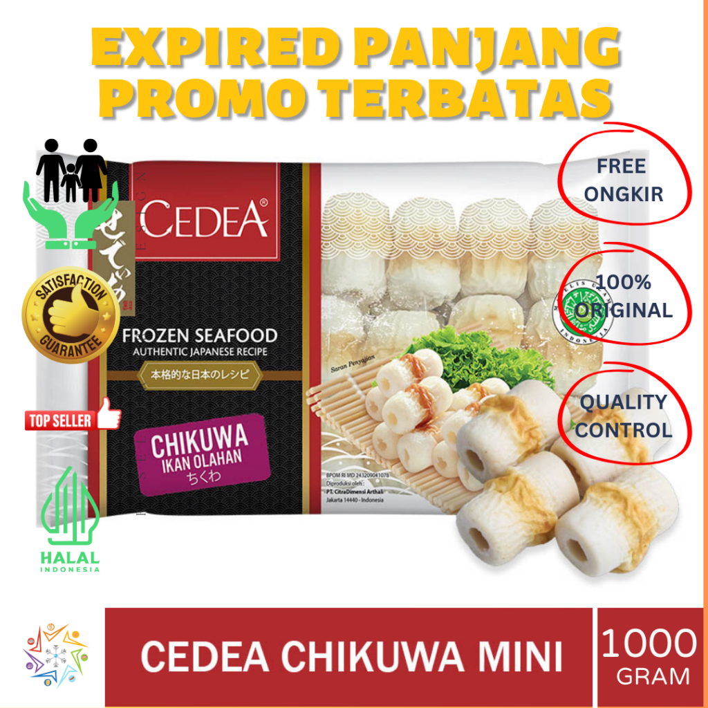 Jual Cedea Chikuwa Mini 1000gr (1kg) | cikuwa tempura jepang otak otak ...