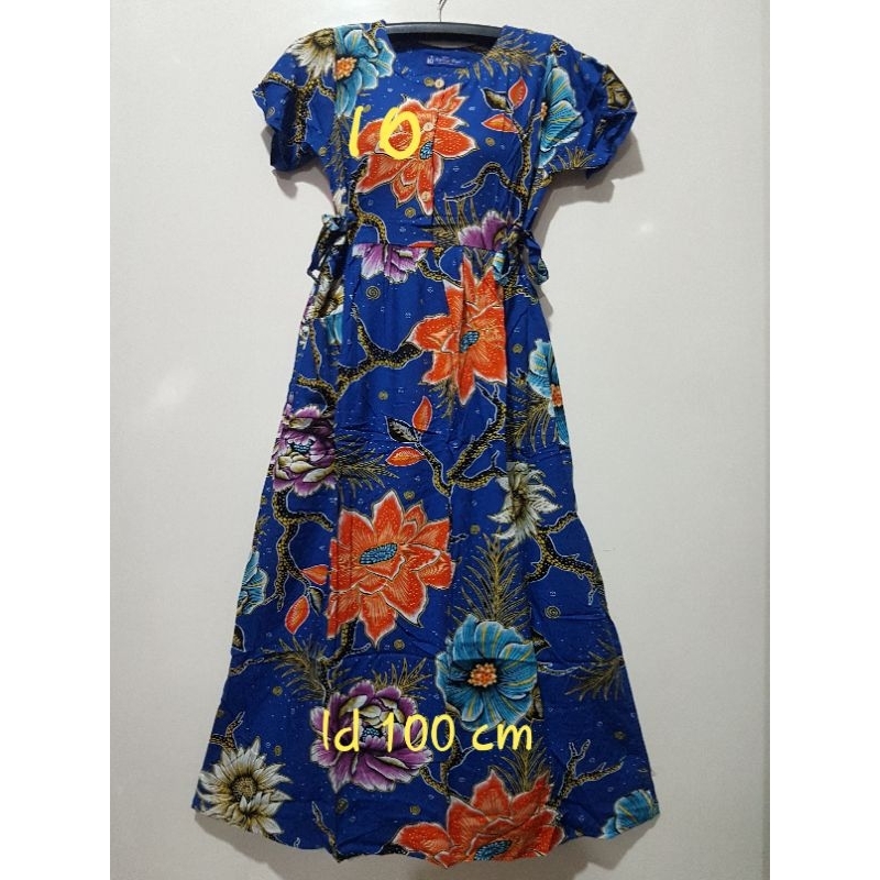 Jual YULI - LONGDRES 47 LD 100 CM PB 125 CM KENCANA UNGU LEBEL BIRU KUB ...