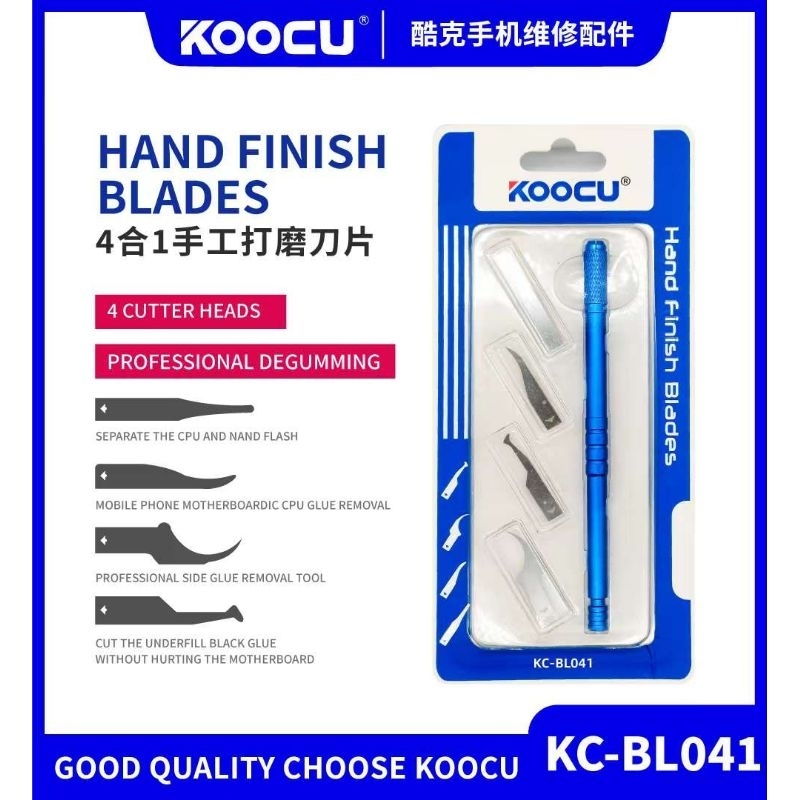 Jual PISAU IC CPU KOOCU HAND FINISH BLADES 4IN1 BLADE SET REPAIR FOR ...