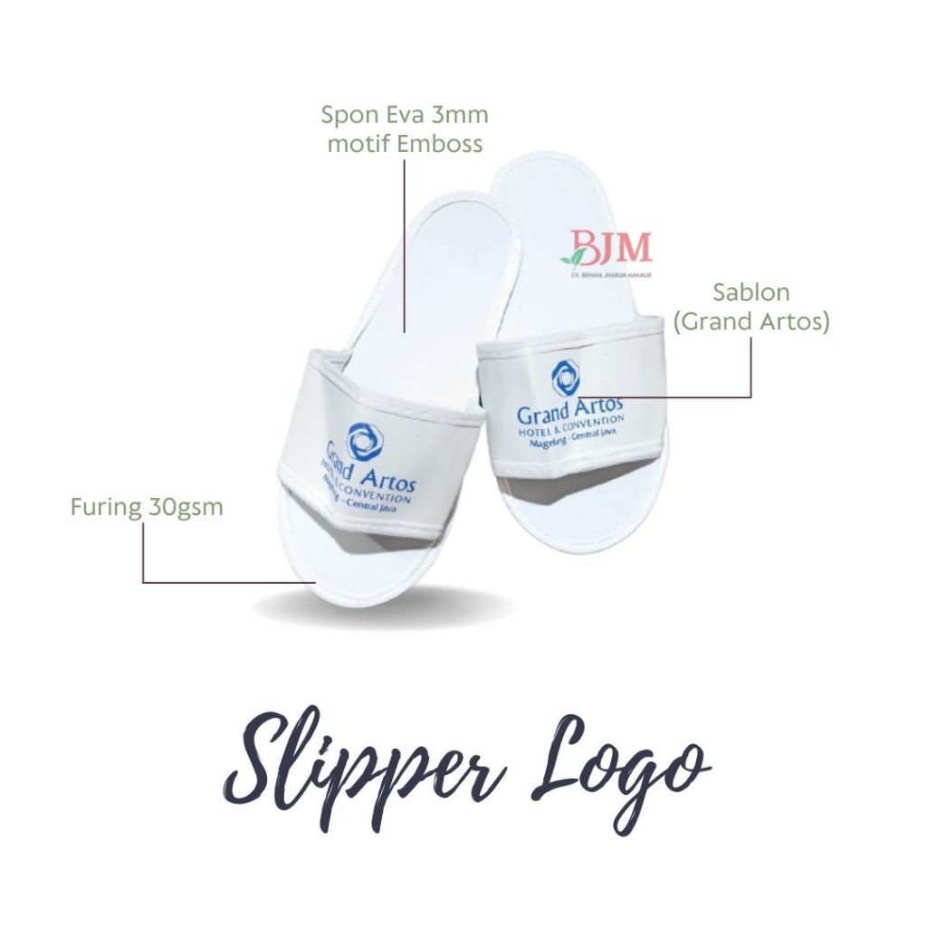Jual Cuci Gudang Sandal Hotel Slipper Hotel Logo GRAND ARTOS HOTEL Sisa ...