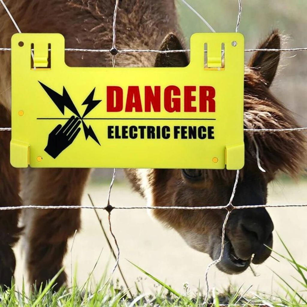 Jual Papan Peringatan Bahaya Arus Listrik Warning Sign Electric Fence ...