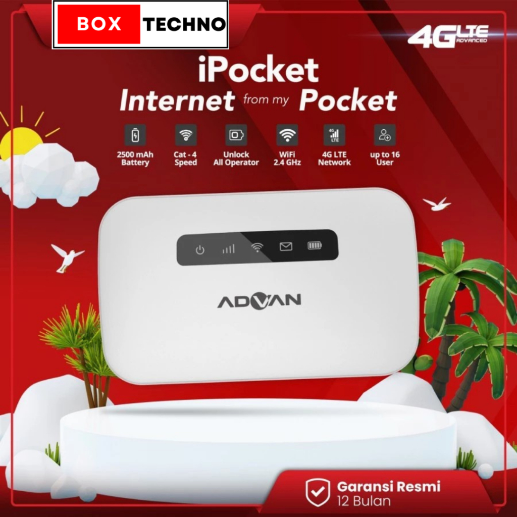 Jual Modem ADVAN Ipocket MIFI MF01 Unlock All Operator | Shopee Indonesia
