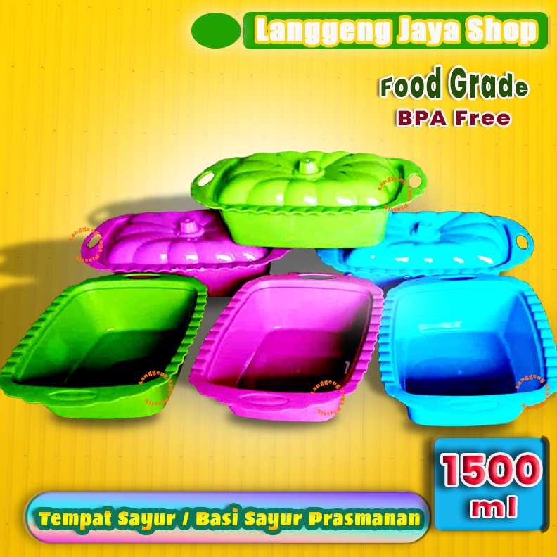 Jual Tempat Sayur Plus Tutup / Basi Sayur Wadah Prasmanan / Tempat ...