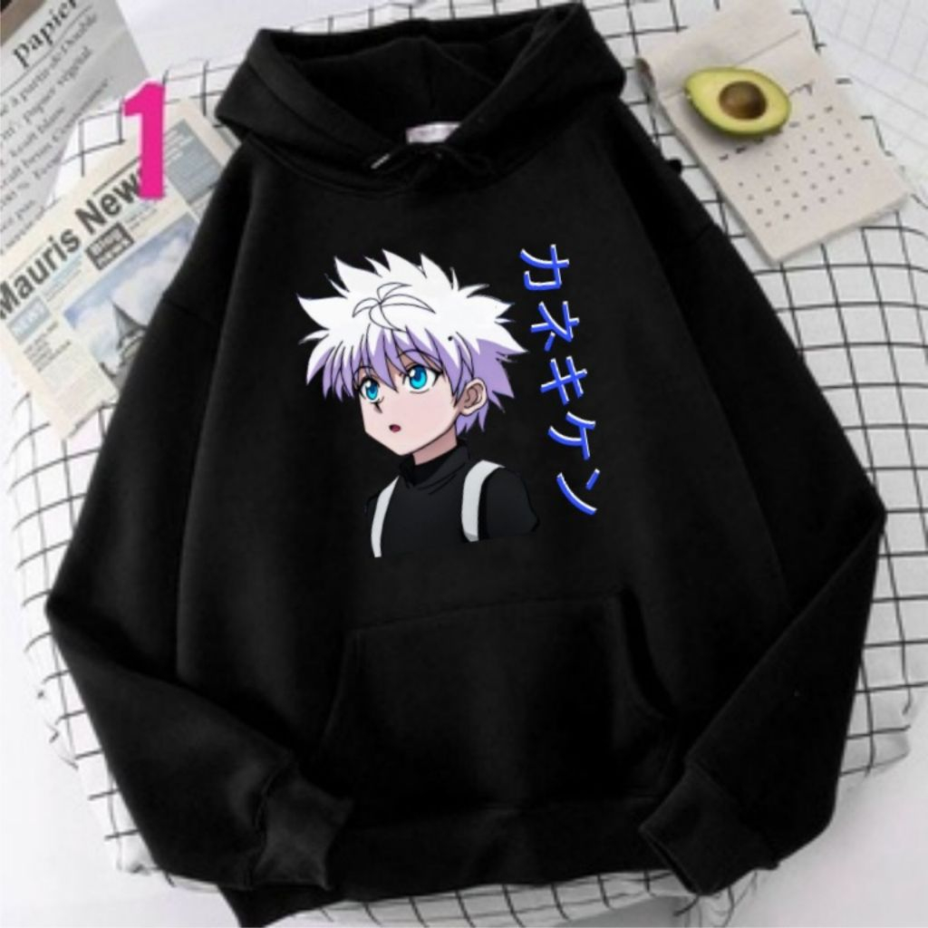 Jual SWEATER HOODIE ANAK MOTIF ANIME KILLUA 2 UNTUK UMUR 1-13 TAHUN ...