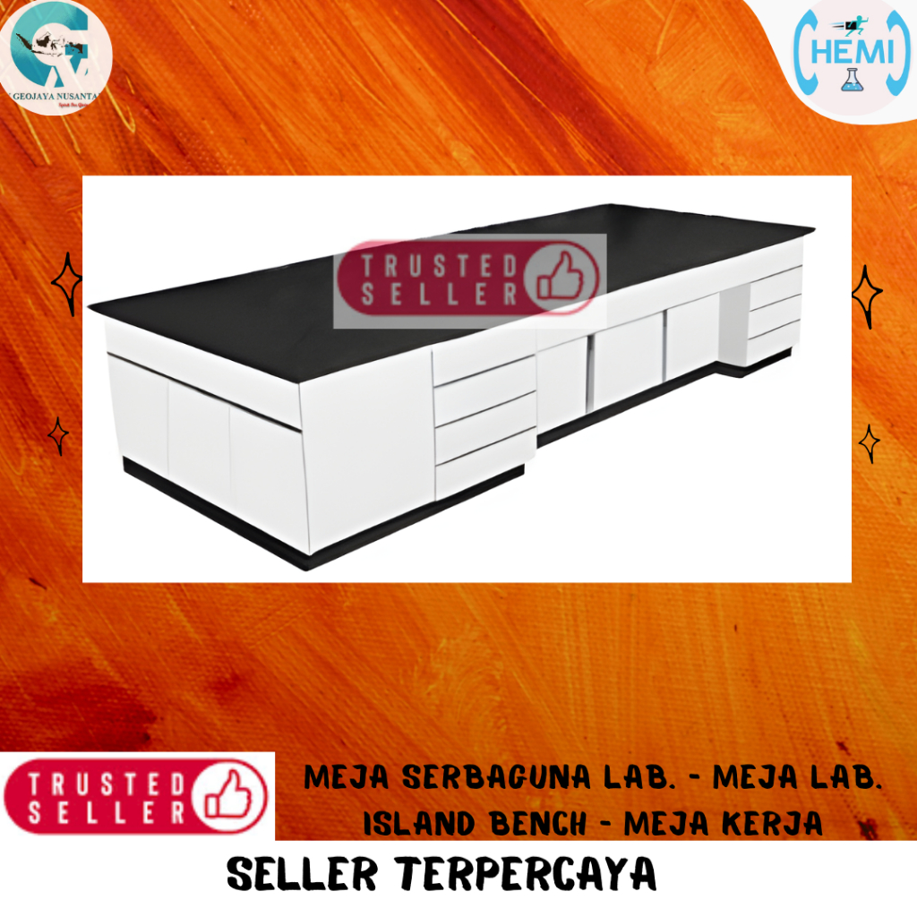 Jual Meja Serbaguna Lab. - Meja Lab. Island Bench - Meja Kerja Multiple ...