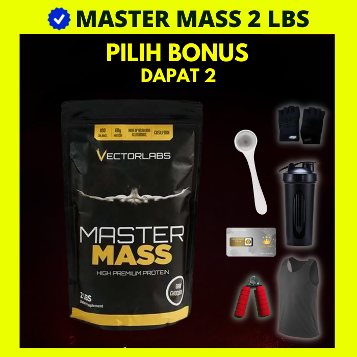 Jual Vectorlabs Master Mass Gainer 2 lbs 900 gram Susu Protein Gym ...