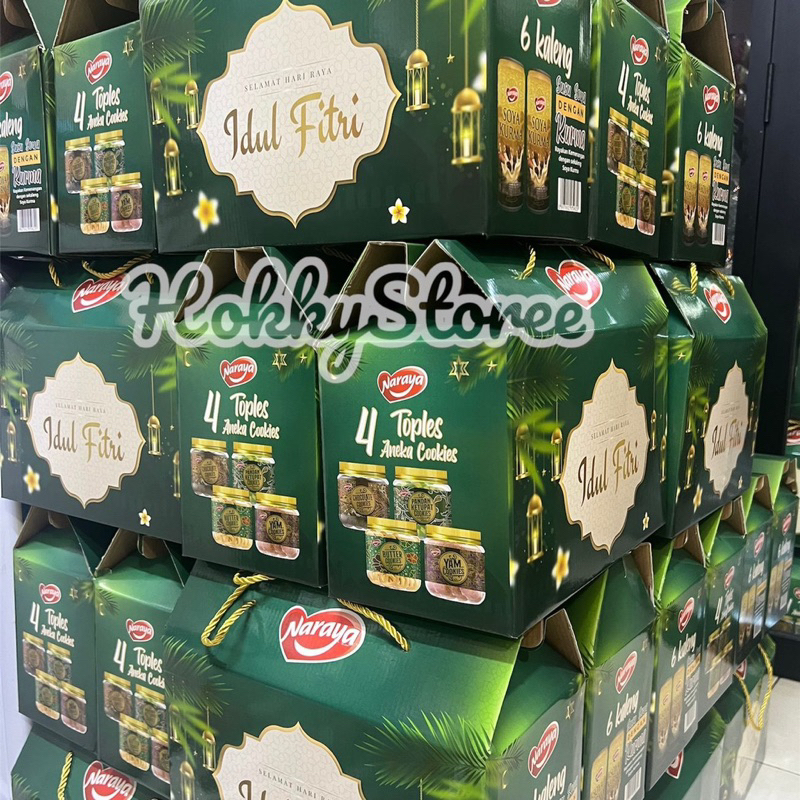 Jual Naraya Idul Fitri Gift Box Soya Kurma & Cookies Naraya Hampers ...