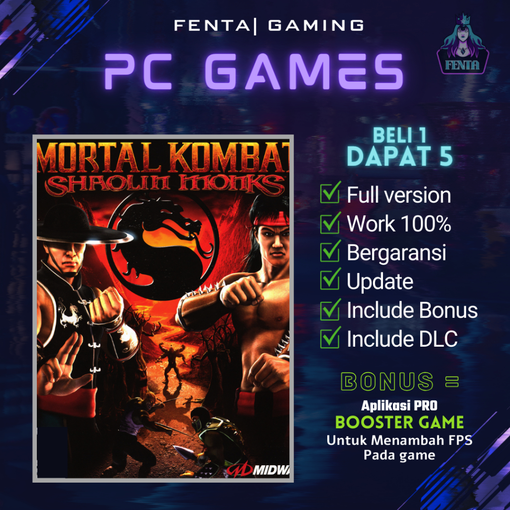Jual MORTAL KOMBAT SHAOLIN MONK- GAME PC - GAME LAPTOP | Shopee Indonesia
