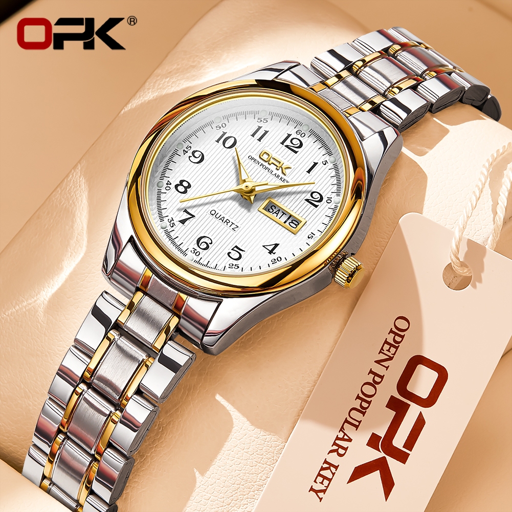 Jual OPK Jam Tangan Wanita Original Untuk Asli Tahan Air Stainless ...