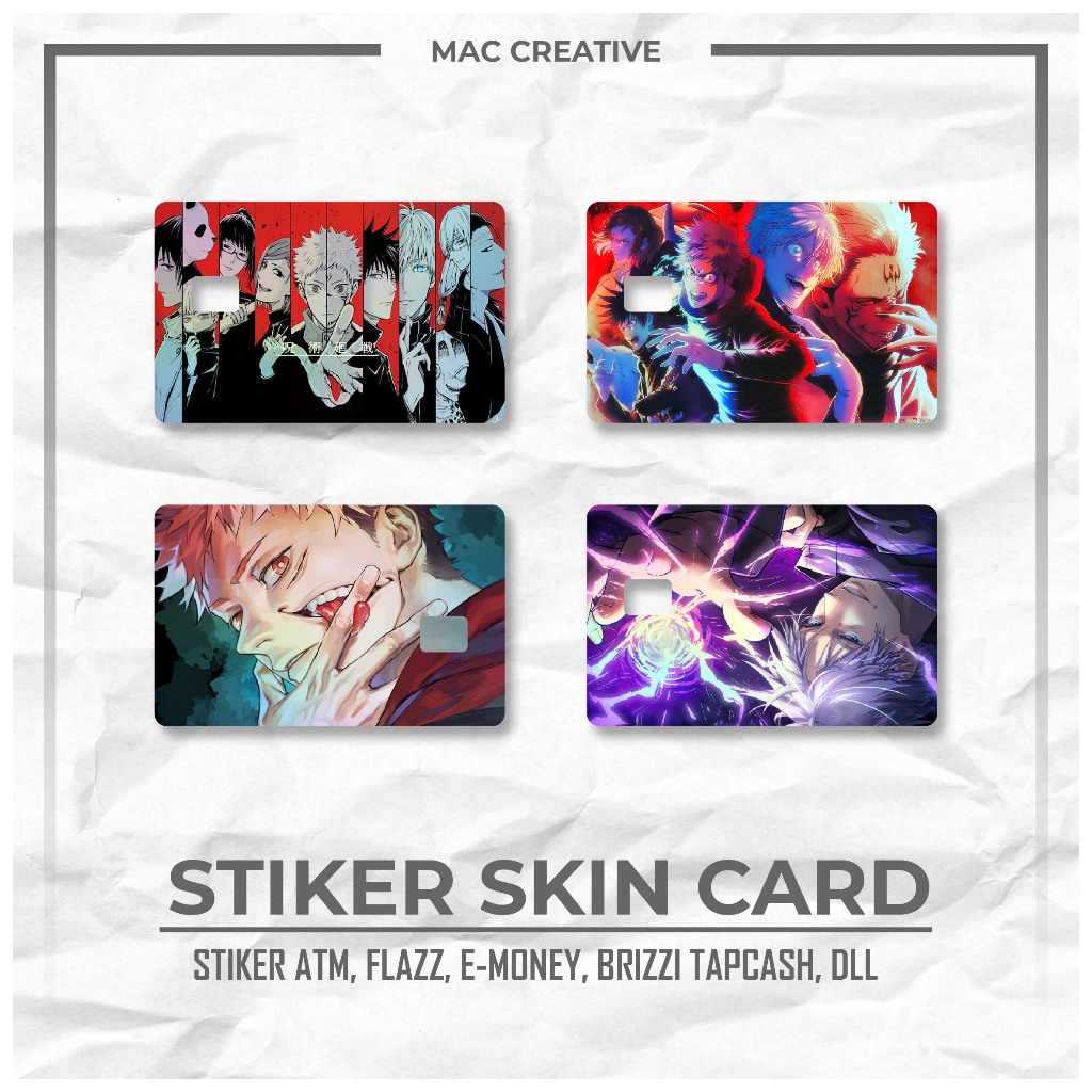 Jual Skin Kartu ATM - Skin Card Skin Kartu Garskin ATM Emoney Tema ...