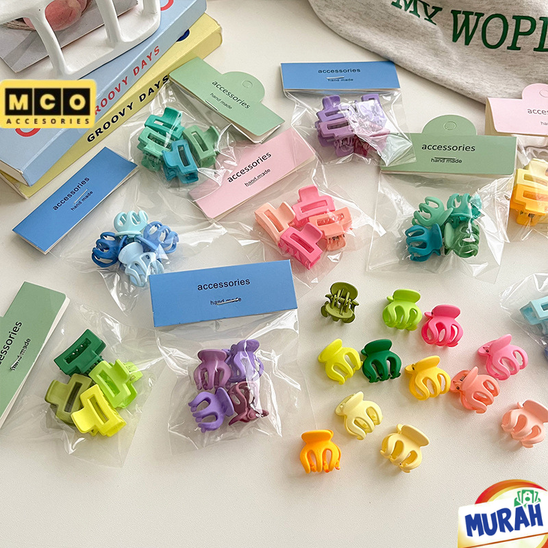 Jual Set Jedai Mini Isi 4 Jepit Rambut Wanita Jepitan Kecil Jepit Poni ...