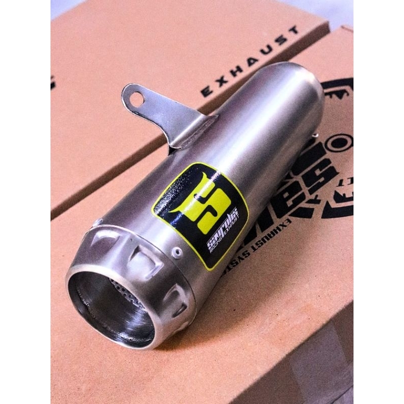 Jual KNALPOT SAVROLIX GP X PRO SILVER BLACK R15 V3 VVA INLET 50 KNALPOT ...
