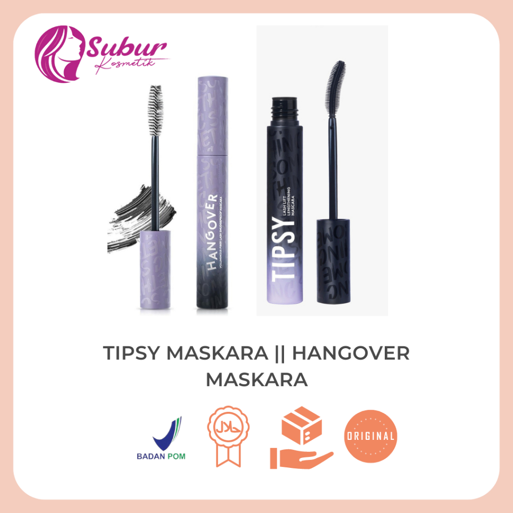 Jual SOMETHINC Mascara Hangover Voluminous Fiber Lash || TIPSY Lash ...