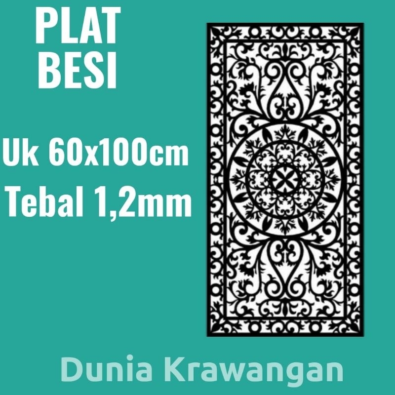 Jual custom plat cutting plasma laser ukuran 60x100cm tebal 1,2mm ...